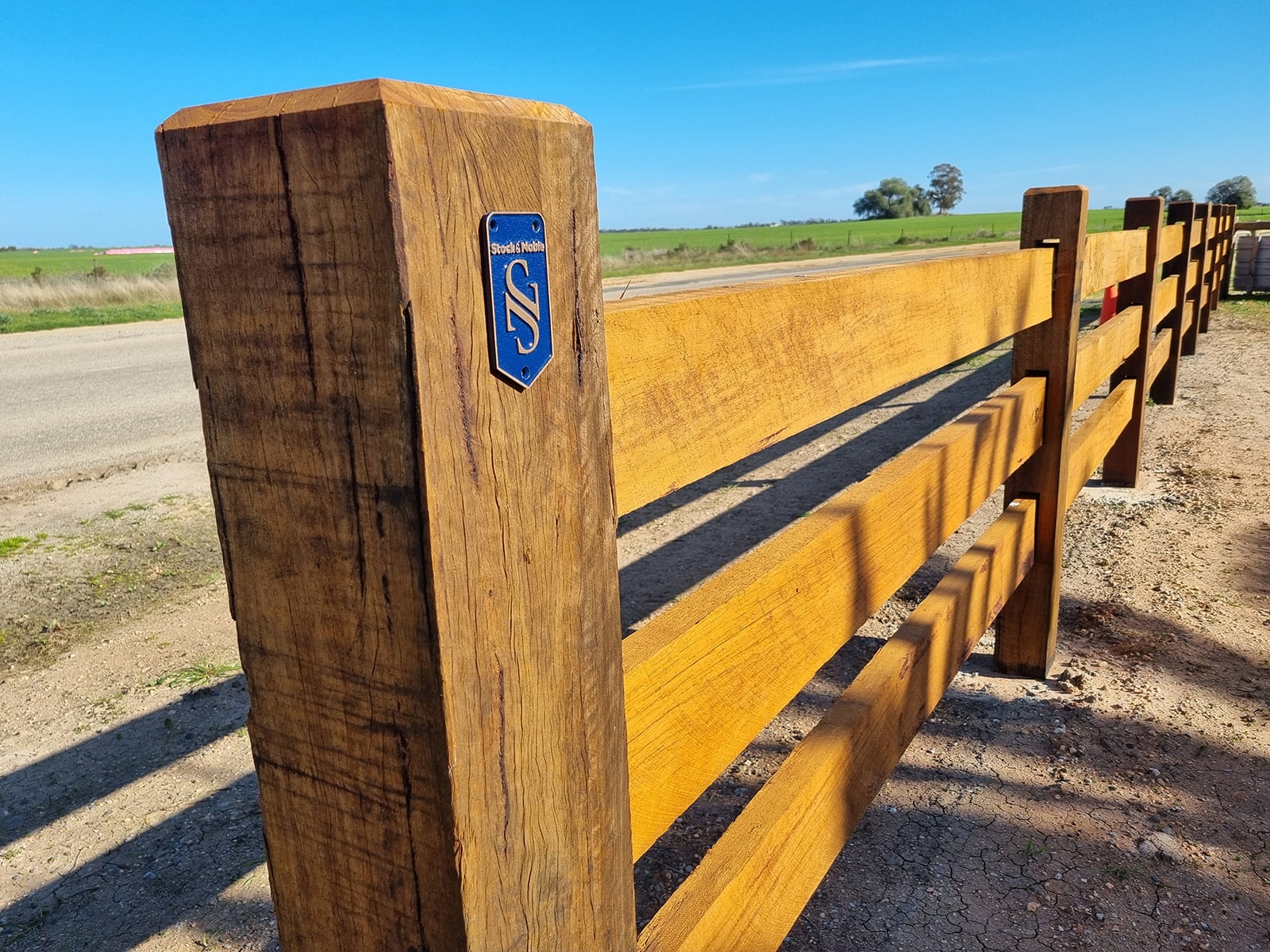 Timber Post and Rail | Quality Horse Fence | Stock and Noble